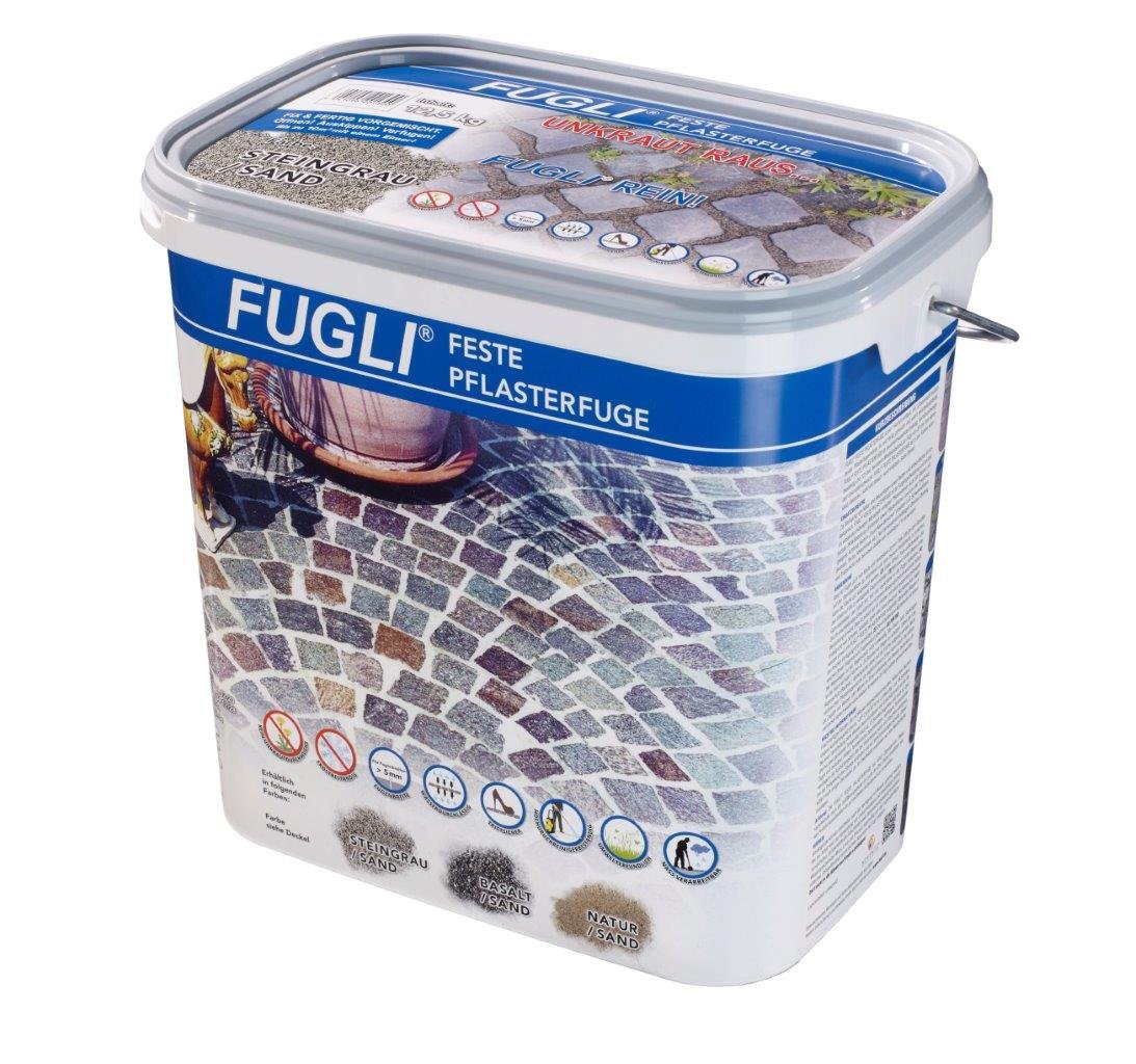 FUGLI FESTE PFLASTERFUGE - 7,5 kg - steingrau / sand / RESTPOSTEN ...