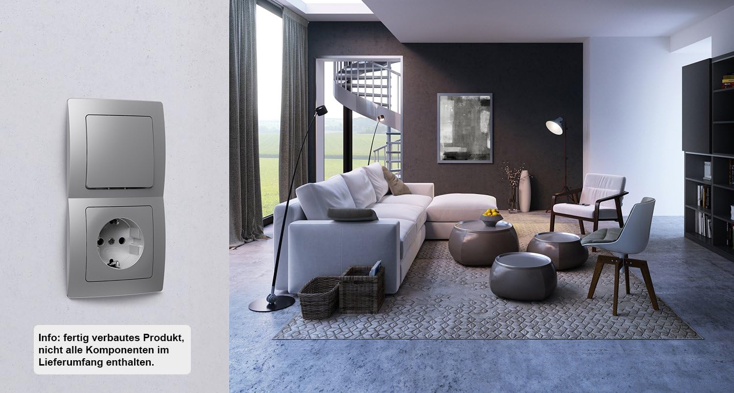 Kopp Paris 652620014 Universal On/Off Switches Pack of 4 – BigaMart