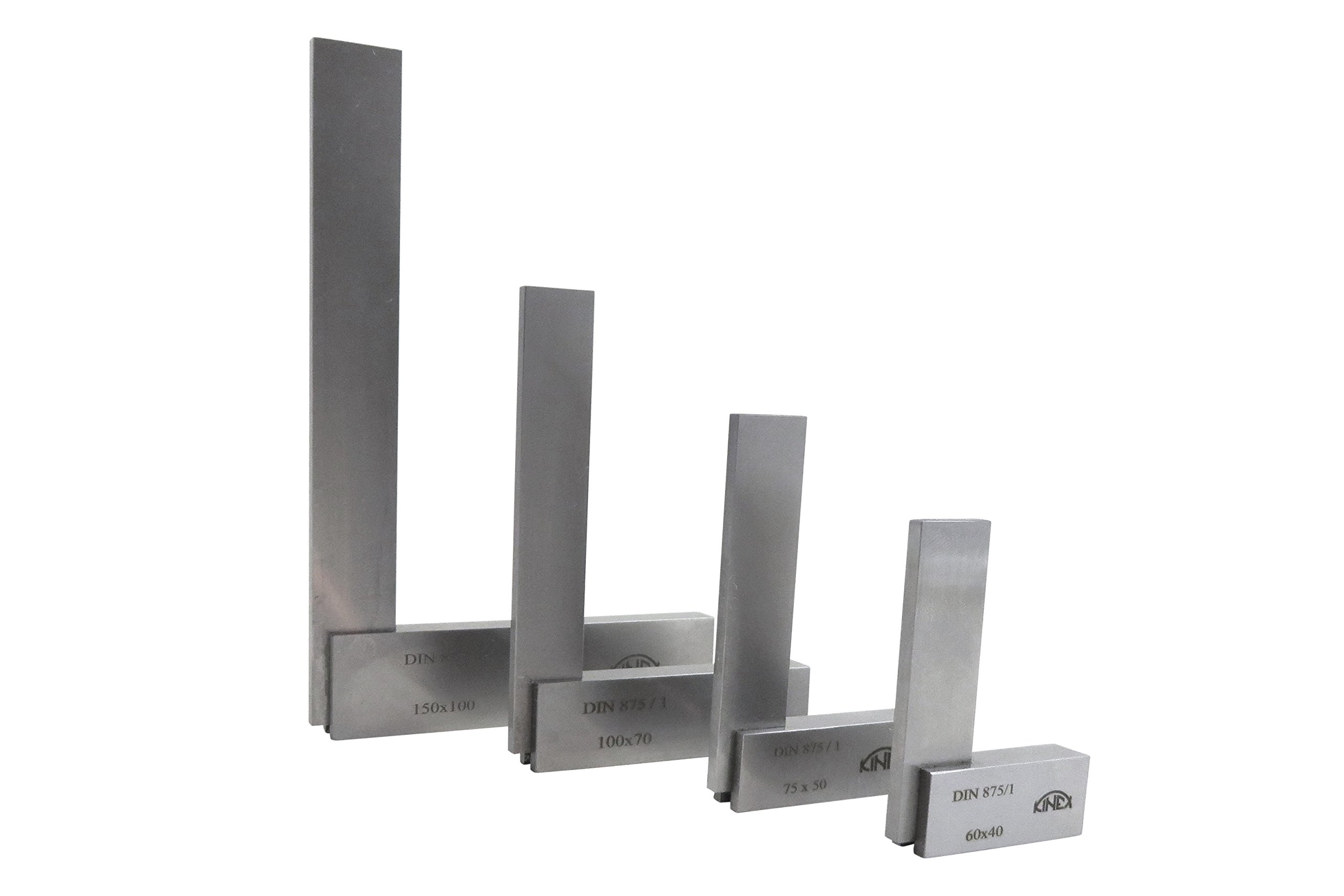 Kinex 4026-12-154T 4 Piece Set of Solid Machinist Square 2-3/8, 3, 4 ...