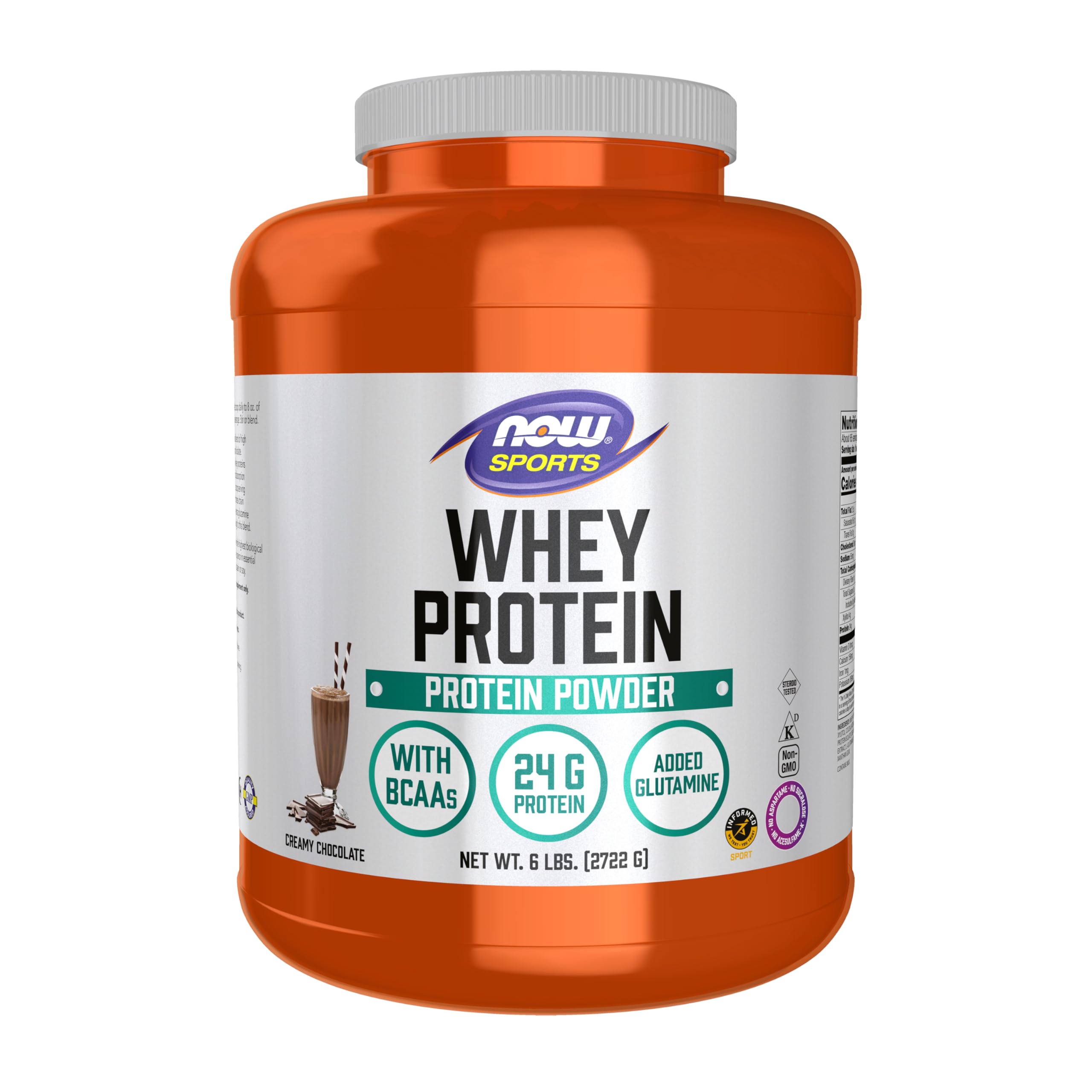 Mua NOW Foods Sports Nutrition, Whey Protein, 24 g With BCAAs, Creamy ...