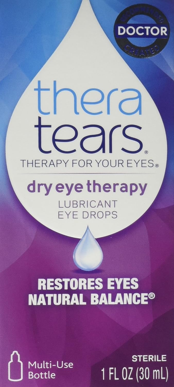 Amazon.com: TheraTears Lubricant Eye Drops-1 oz, 2 pk: Health ...