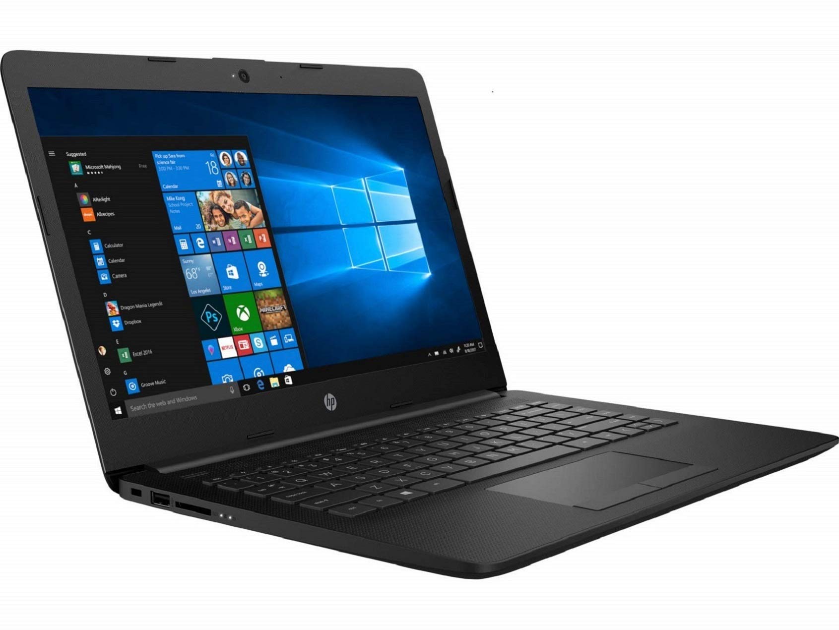 HP 14 Intel Core Pentium Gold Processor 14-inch Thin and Light Laptop ...