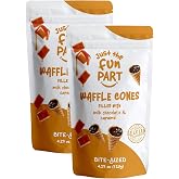 Amazon.com: Just The Fun Part | Bite-Size Crispy Mini Waffle Cones ...
