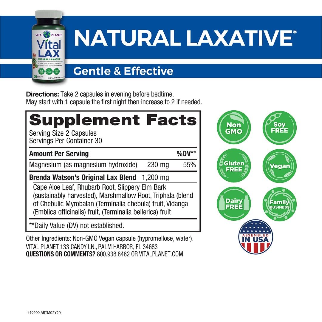 Mua Vital Lax Natural Laxative Colon Cleanse Supplement for Occasional ...