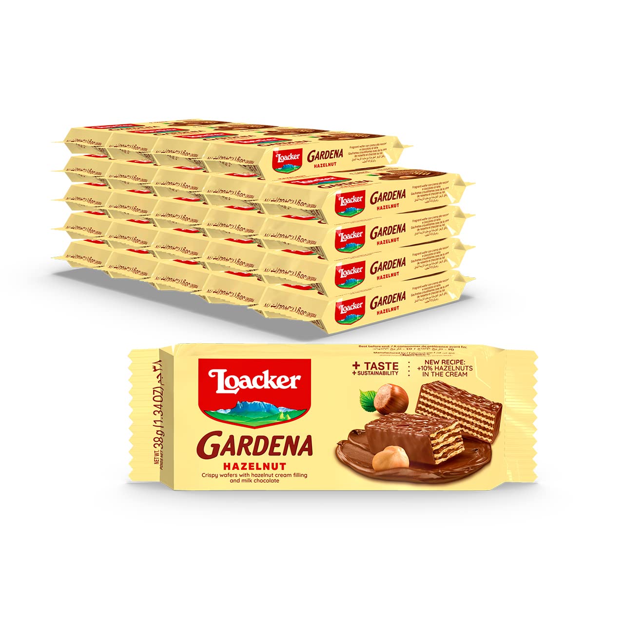 Mua Loacker Gardena Hazelnut - Premium Milk Chocolate Covered Crispy ...