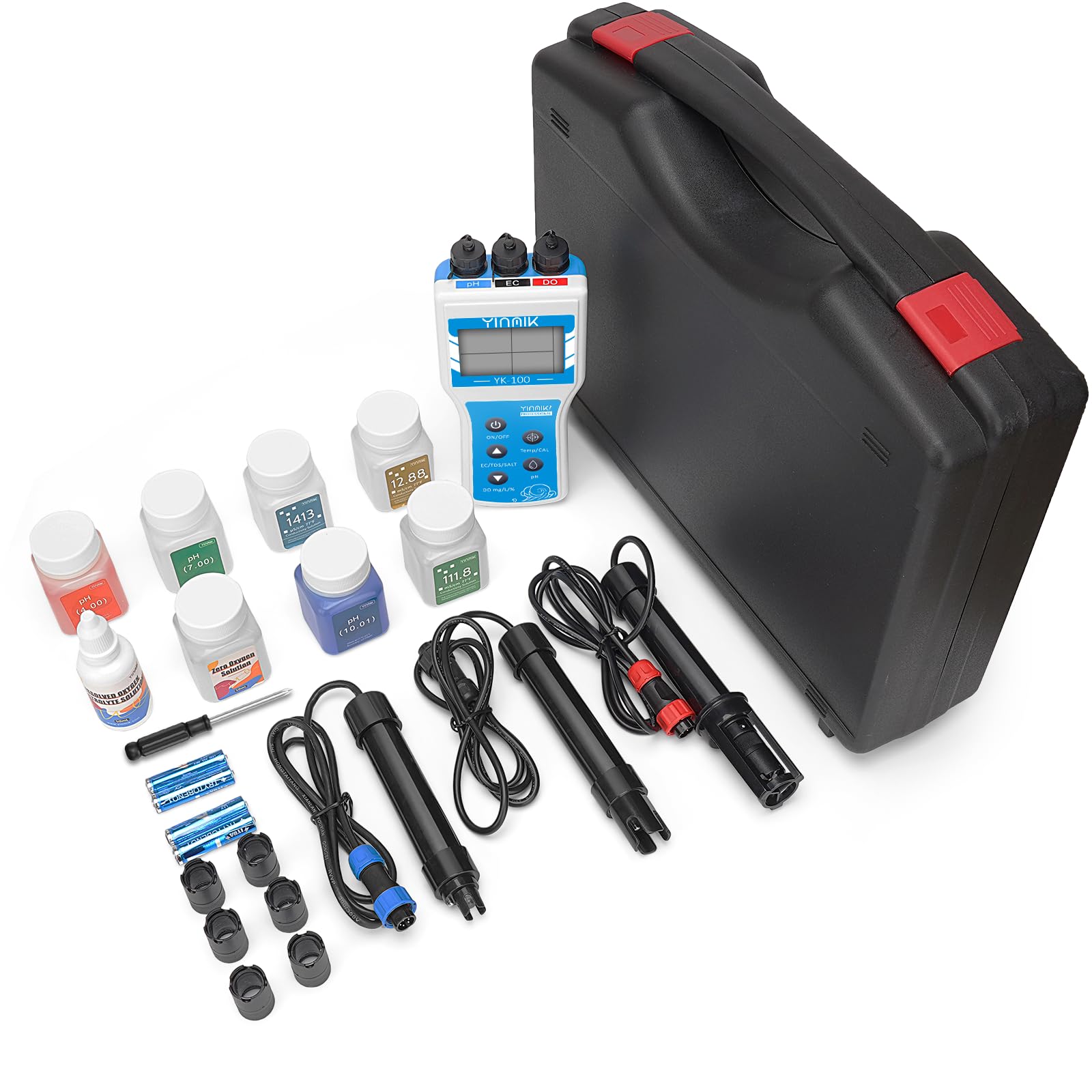 YINMIK Handheld Dissolved Oxygen Meter, Smart DO Meter With Salinity And Altitude Compensation ...