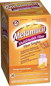 Amazon.com: Metamucil Fiber Singles Smooth Texture Orange - 30 Packets ...