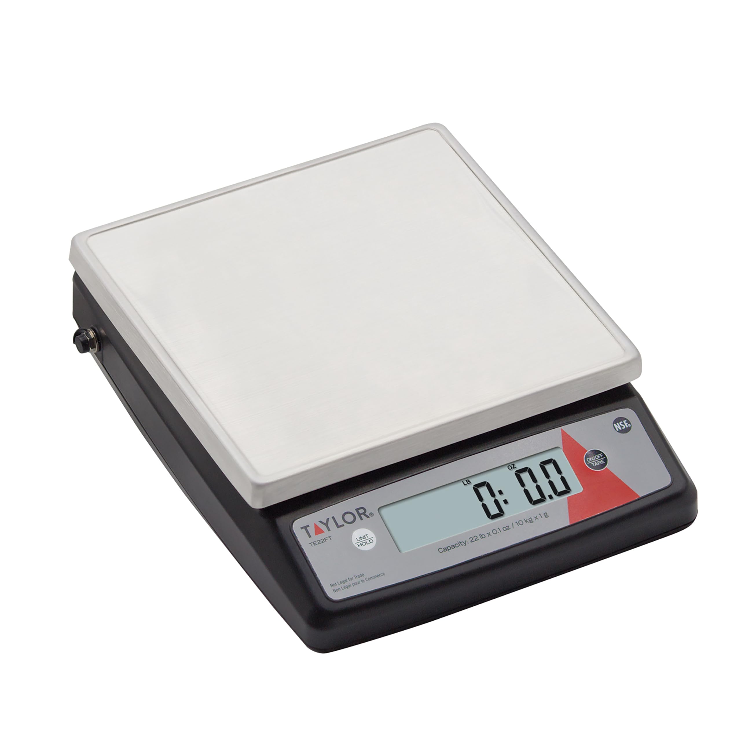 Taylor TE22FT 22-Pound Digital Portion Control Scale, Food Scale for ...