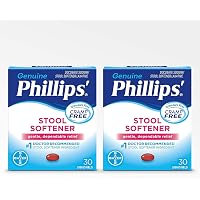 Amazon.com: Phillips' Stool Softener Liquid Gels (30-Count Box, Pack of ...