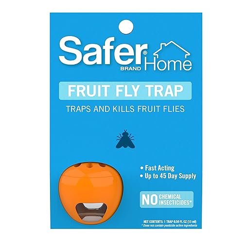 Safer Brand Home SH500 Indoor Fruit Fly Trap – Ready-to-Use, Non ...