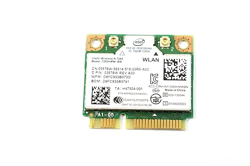 Intel 7260.HMW Dual Band Wireless-AC 7260 Network Adapter PCI Express ...