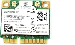 Intel 7260.HMW Dual Band Wireless-AC 7260 Network Adapter PCI Express ...
