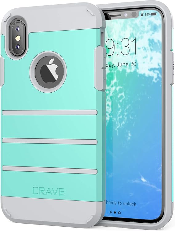 Amazon.com: Crave iPhone Xs Case, iPhone X Case, Strong Guard ...