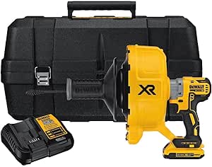 DEWALT 20V MAX XR Drain Snake Kit, Brushless (DCD200D1) : Amazon.ca ...