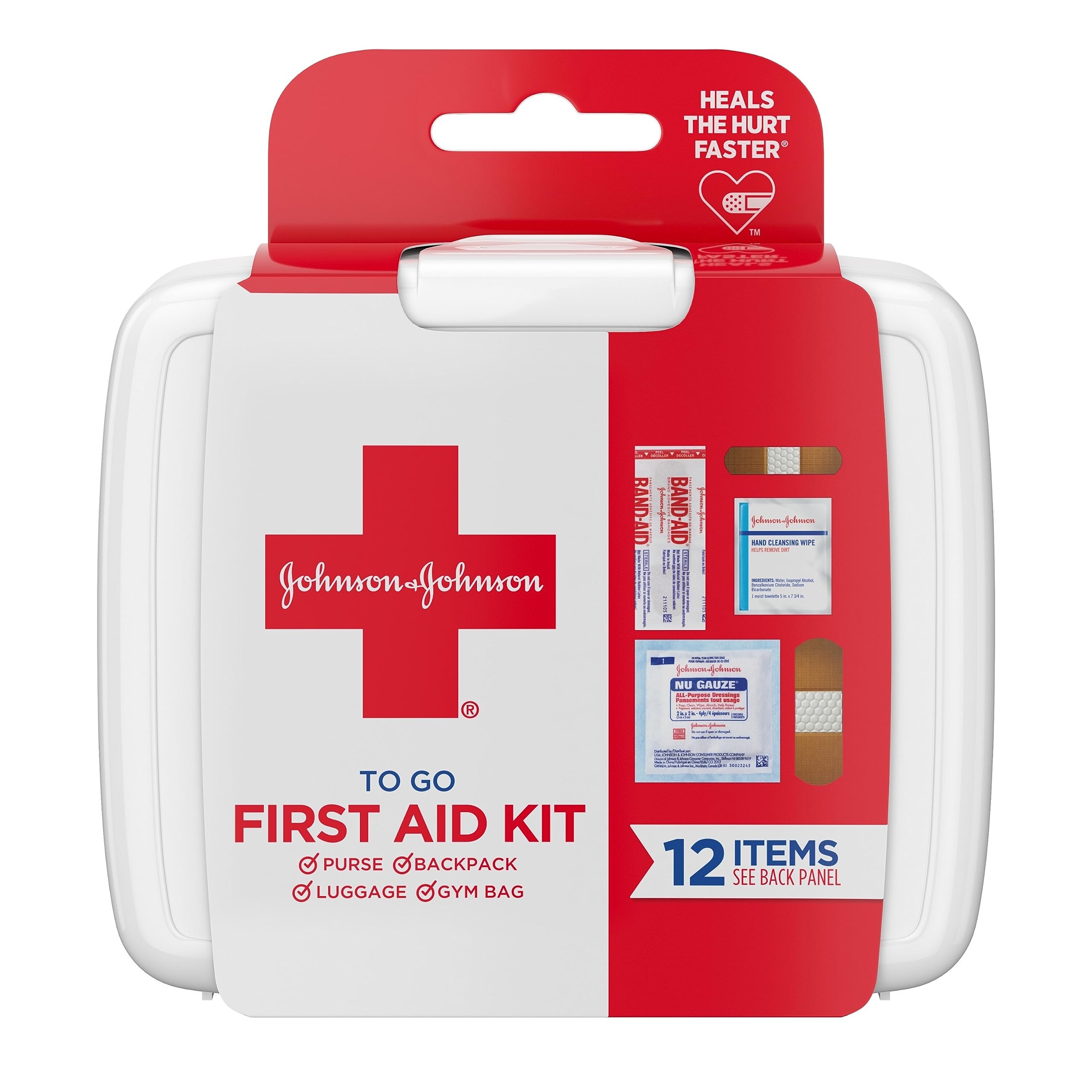 Mua Johnson & Johnson Red Cross First Aid-to-Go Mini First Aid Kit, 12 ...