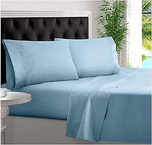 Amazon.com: BAMPURE 100% Organic Bamboo Sheets - Bamboo Bed Sheets ...