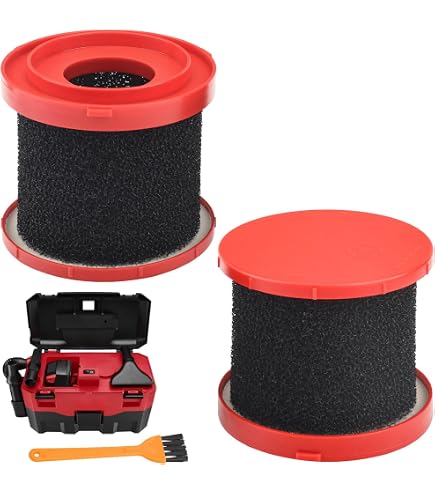 Milwaukee Fuel 4-Pack HEPA Filter For Milwaukee M18/M12 Wet Dry Vac 49 ...