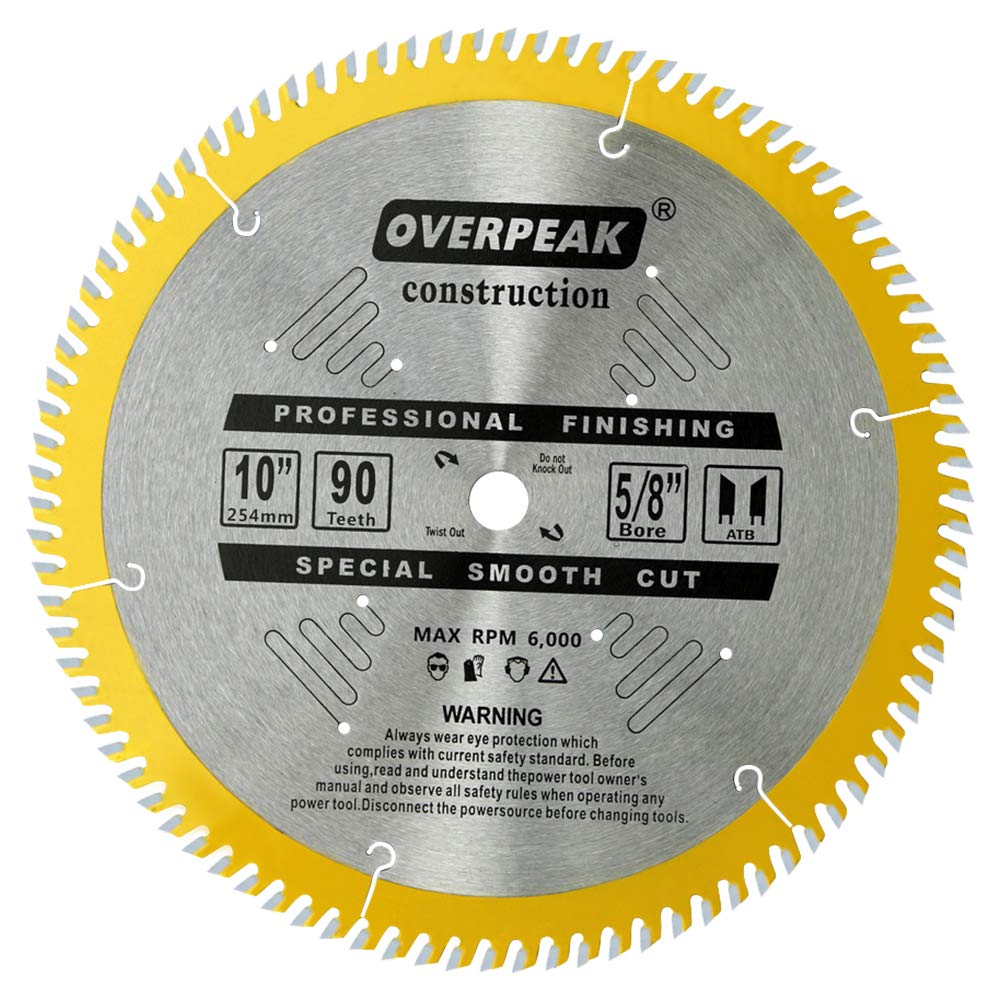 Mua 10-Inch Table Saw Blade ATB Ultra Fine Finishing 90 Teeth Wood ...