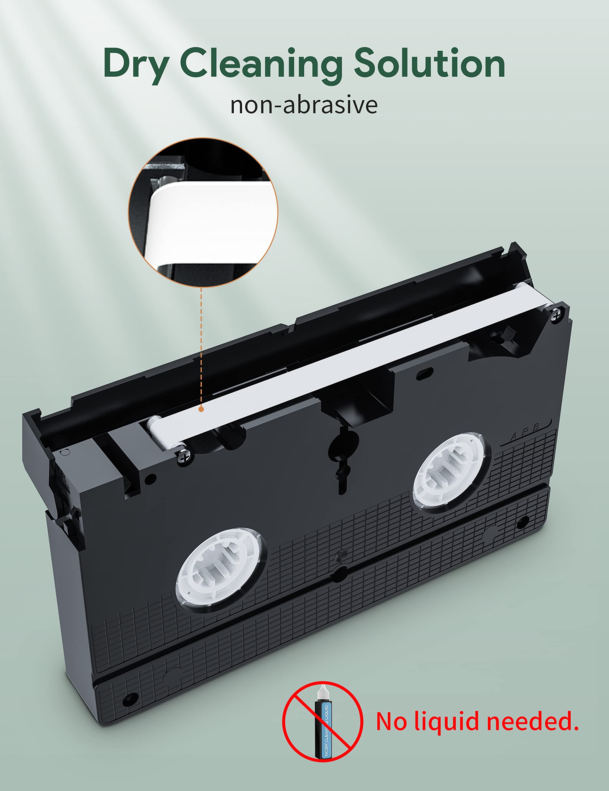 Mua VCR Head Cleaner for VCR VHS Players, VHS Video Head Cleaner Tape ...