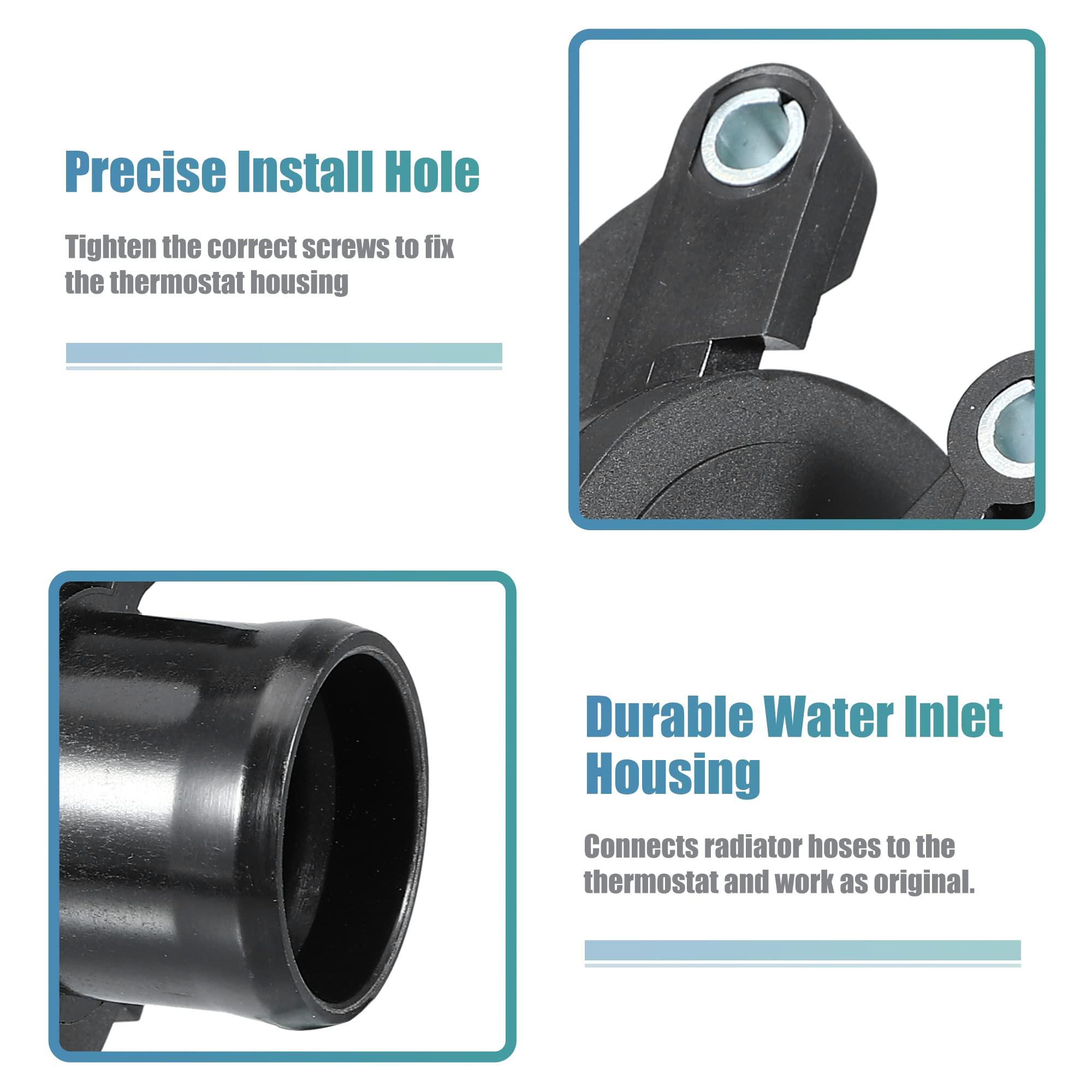 Mua X AUTOHAUX 6512001715 Engine Coolant Thermostat Housing Assembly ...