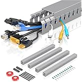 Amazon.com: Alritz Cable Raceway Kit, 138(9x15.4) inch Open Slot Wiring ...
