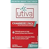 Utiva Cranberry PACs, by Szio+ Inc. - 90 Vegi Caps – 36 mg Soluble PACs ...