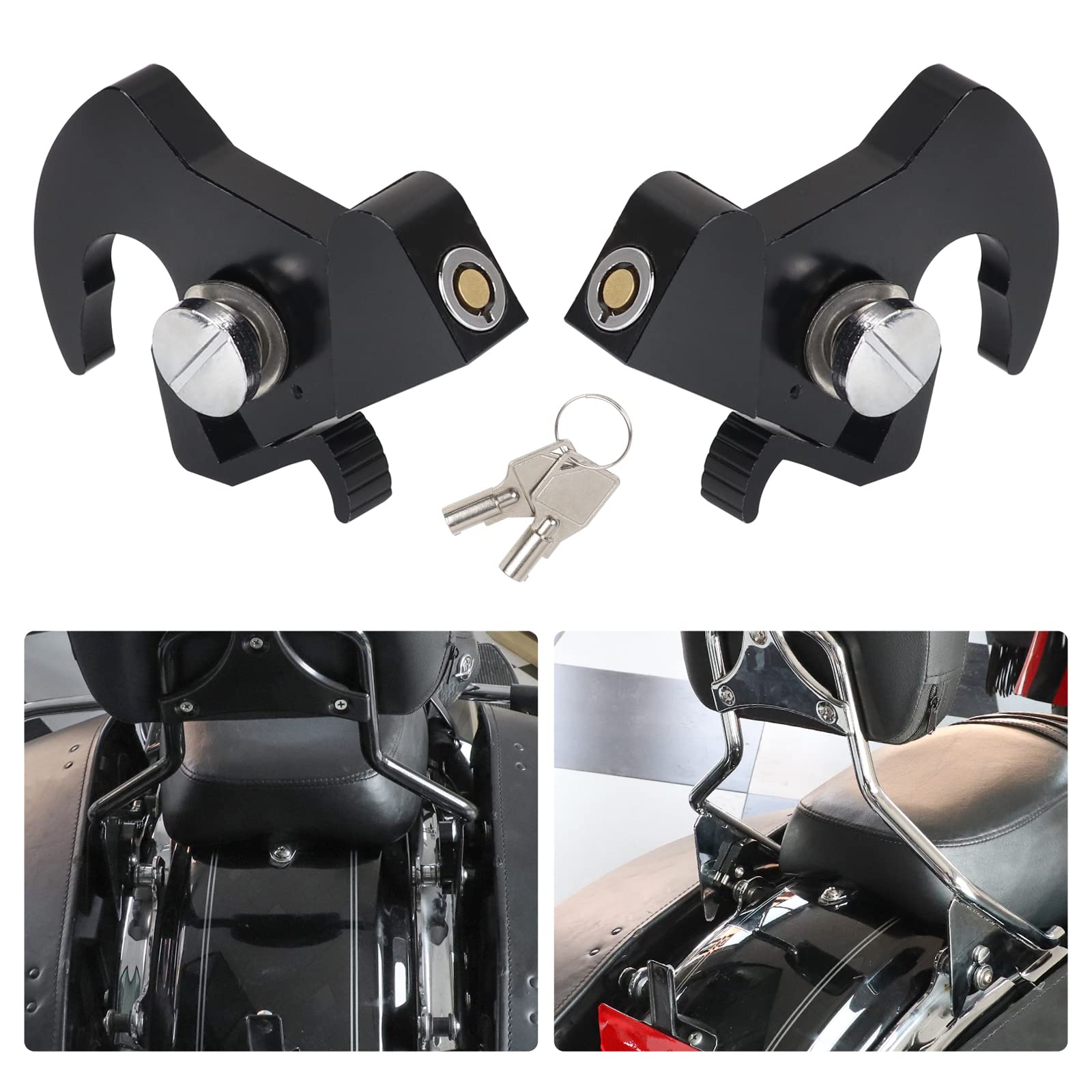 AUFER Detachable Locking Rotary Docking Latches Clips Kits with Keys ...