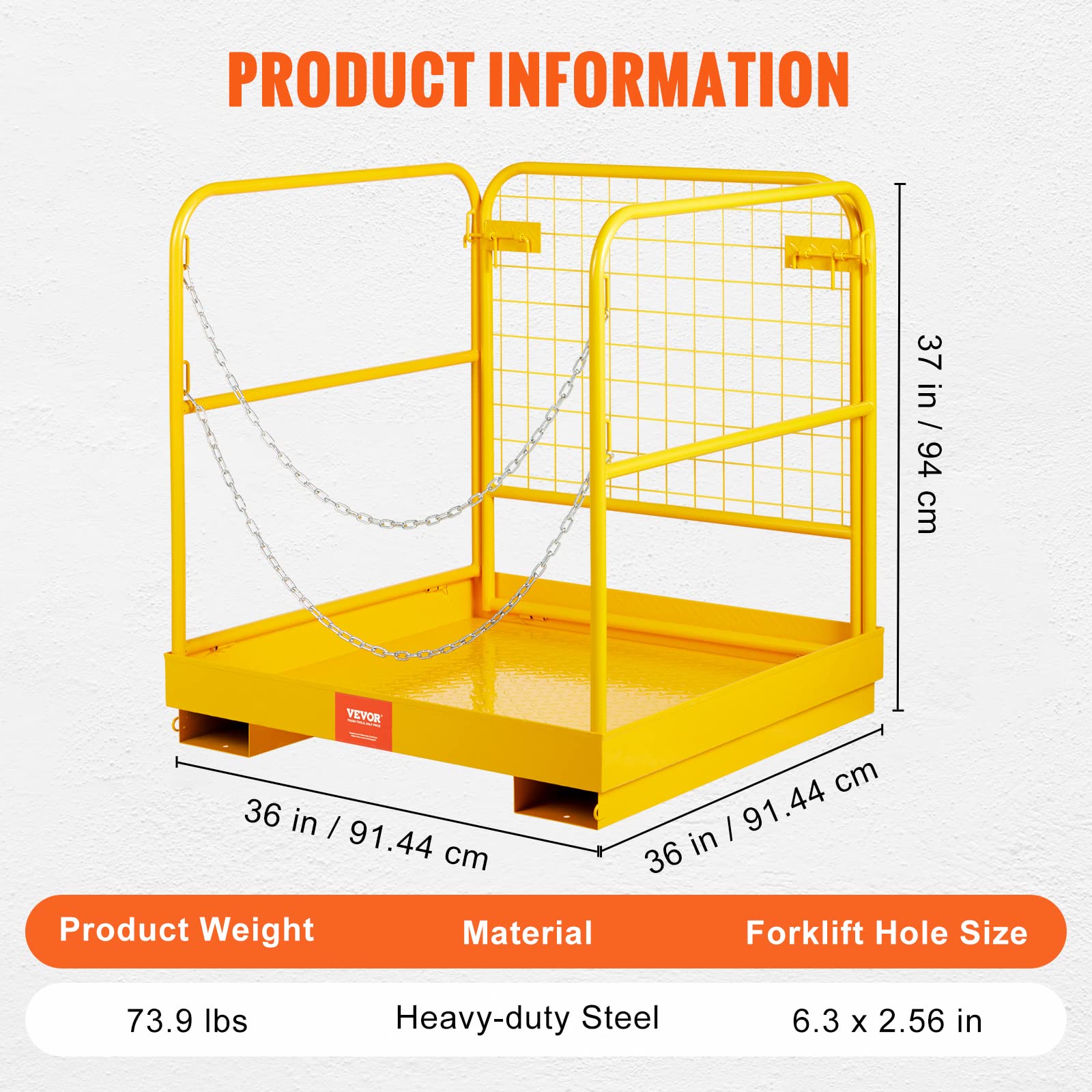 Fork Lift Work Platform Safety