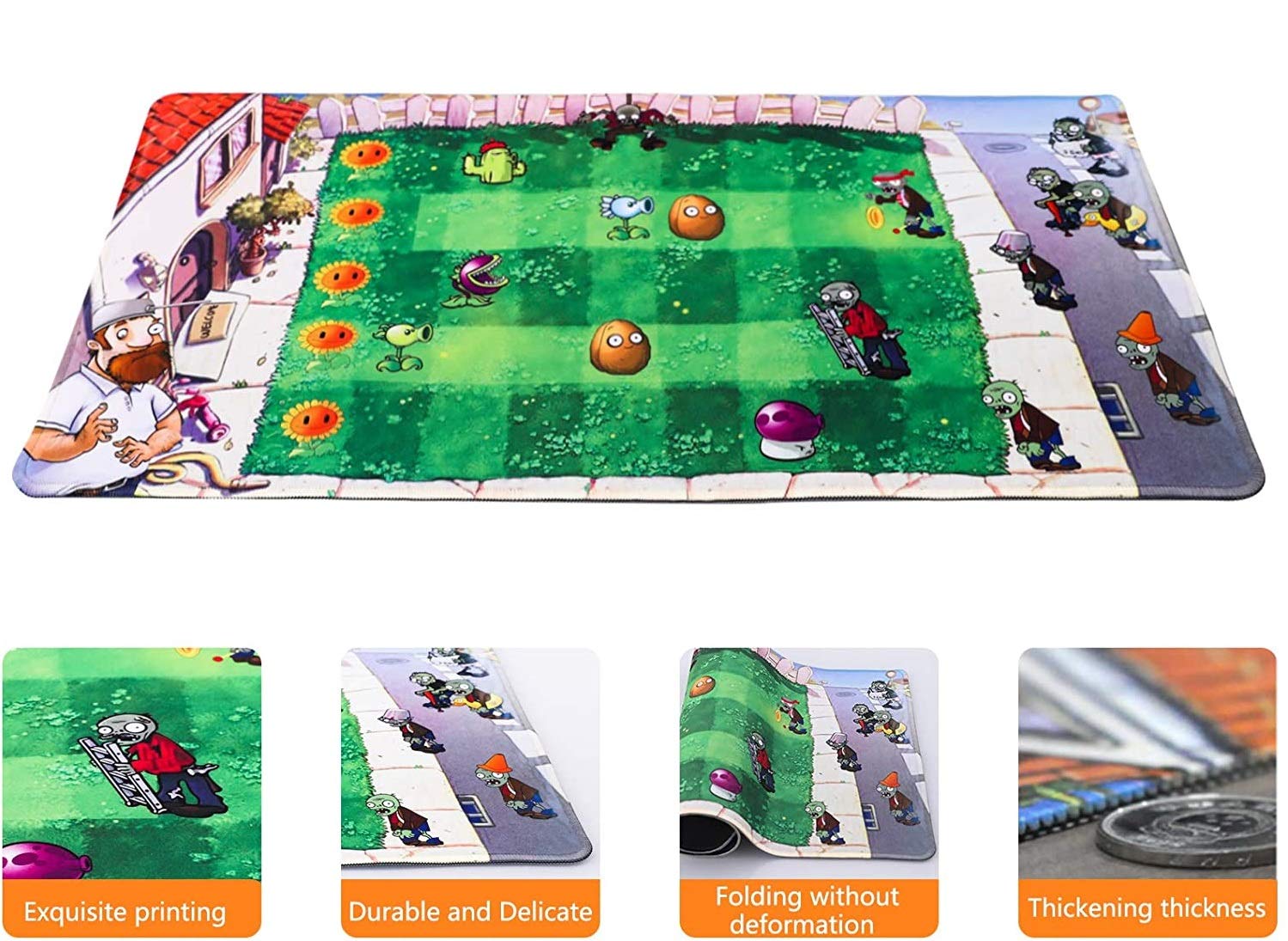 Plants Vs Zombies Toy Pvc Battle Map Game Plan Map | Desertcart QATAR