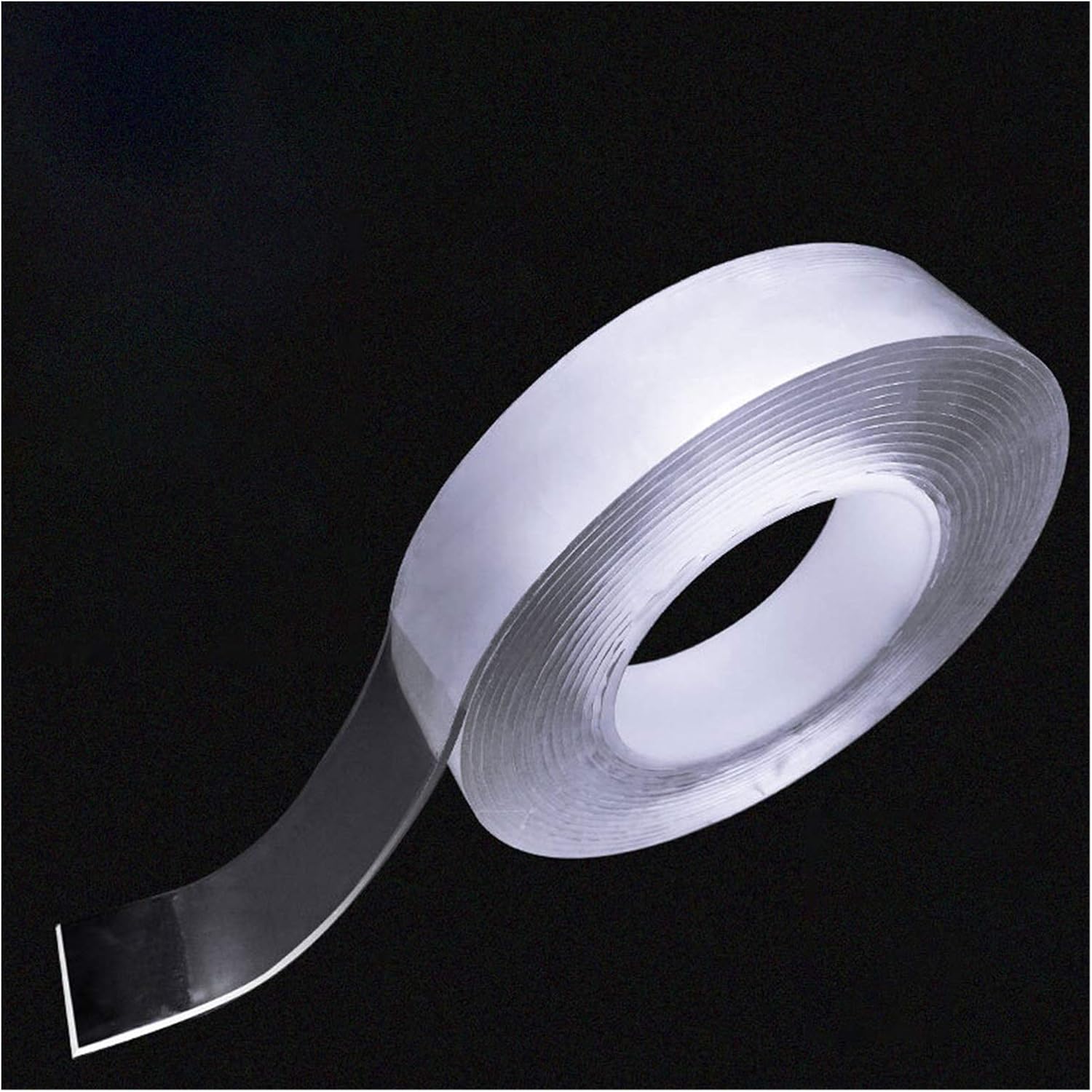 KJBGS Herrajes domésticos Cinta Reutilizable Transparente Doble Cara ...