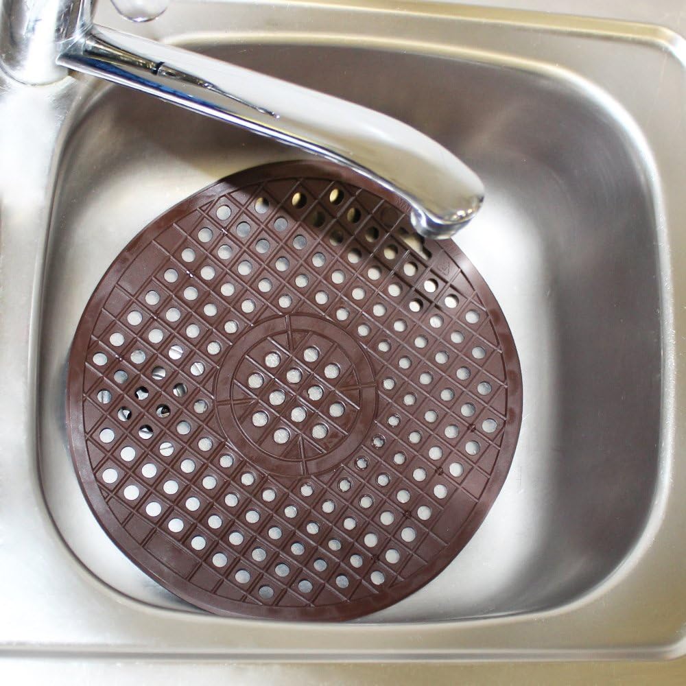 COM-FOUR® 2X Sink Insert – Round Sink mat – Insert for Sink Protects ...