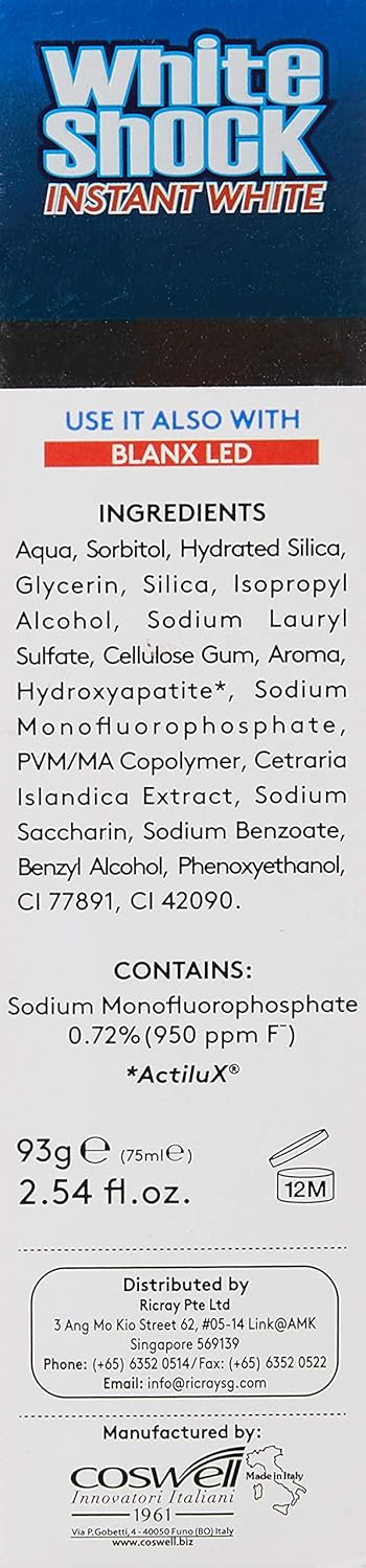 BlanX 75 ml White Instant Shock Toothpaste – BigaMart