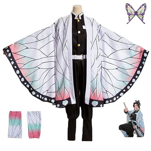 FFFish Anime Kochou Shinobu Cosplay Costume for Kids Adults Anime ...