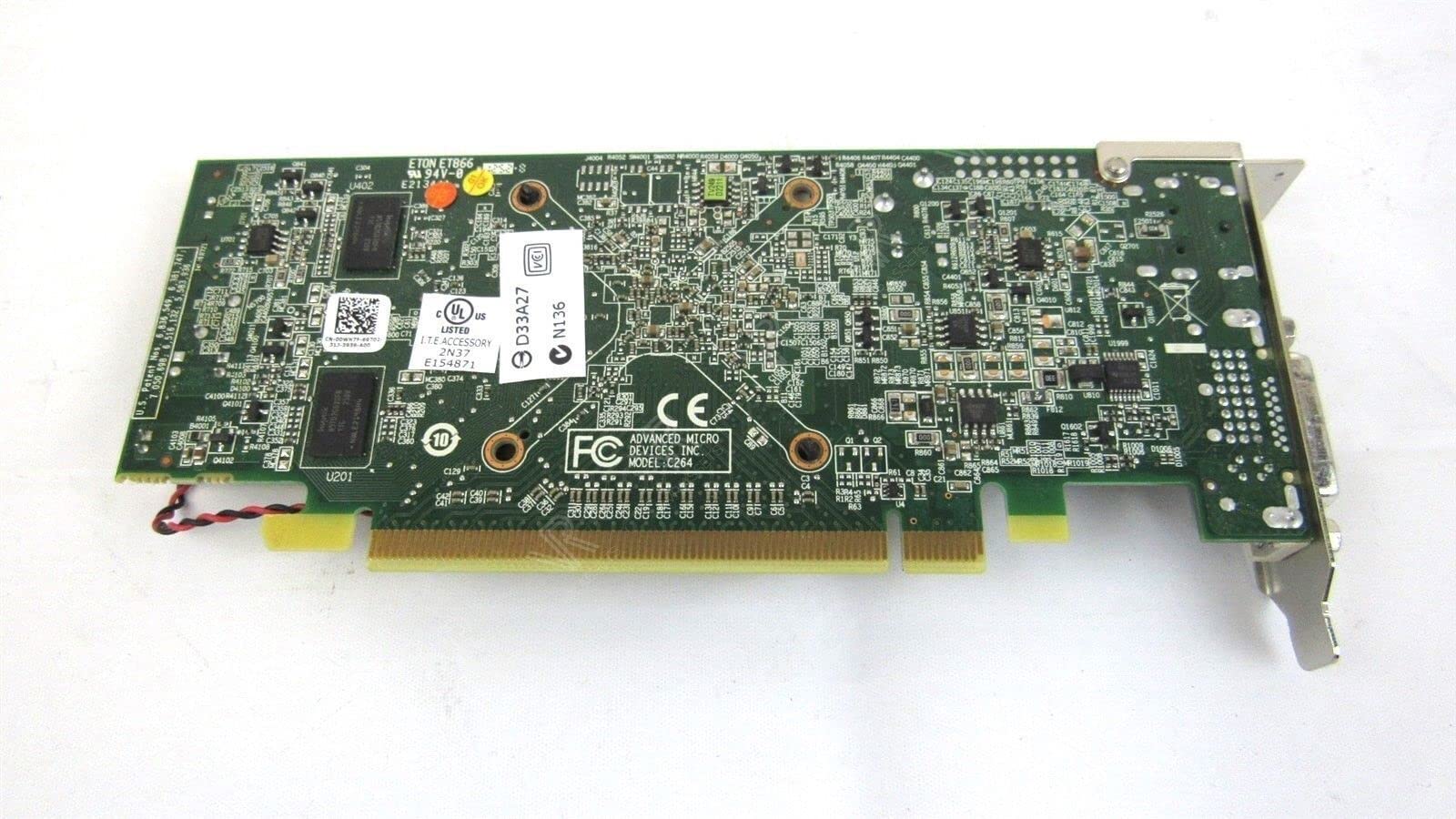 Dell 0WH7F AMD Radeon HD 6450 1GB 64-Bit DDR3 PCIe X16 Low Profile ...