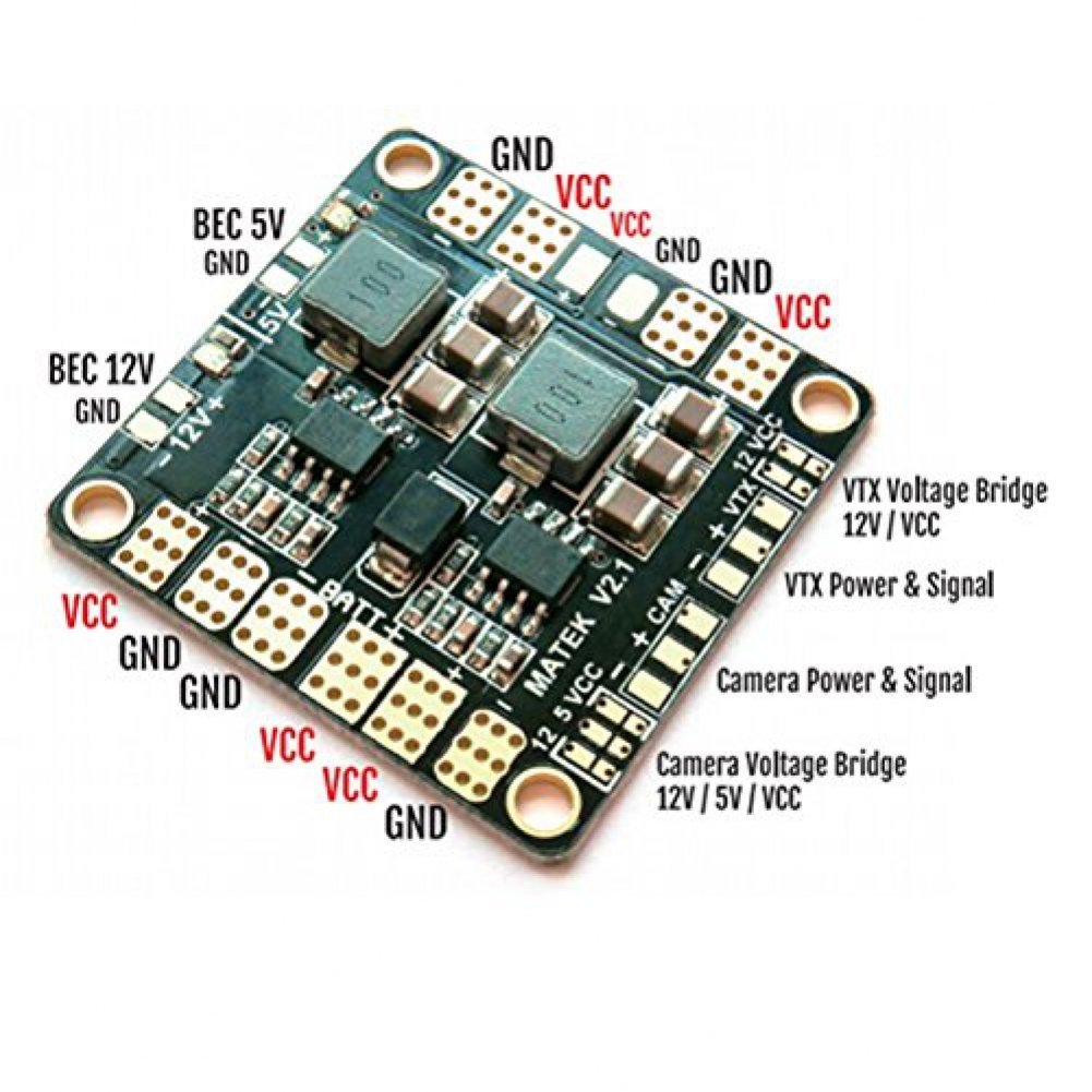 Mini PDB With BEC 5V And 12V For 250 Quadcopter-Free Test | IntoFPV Forum