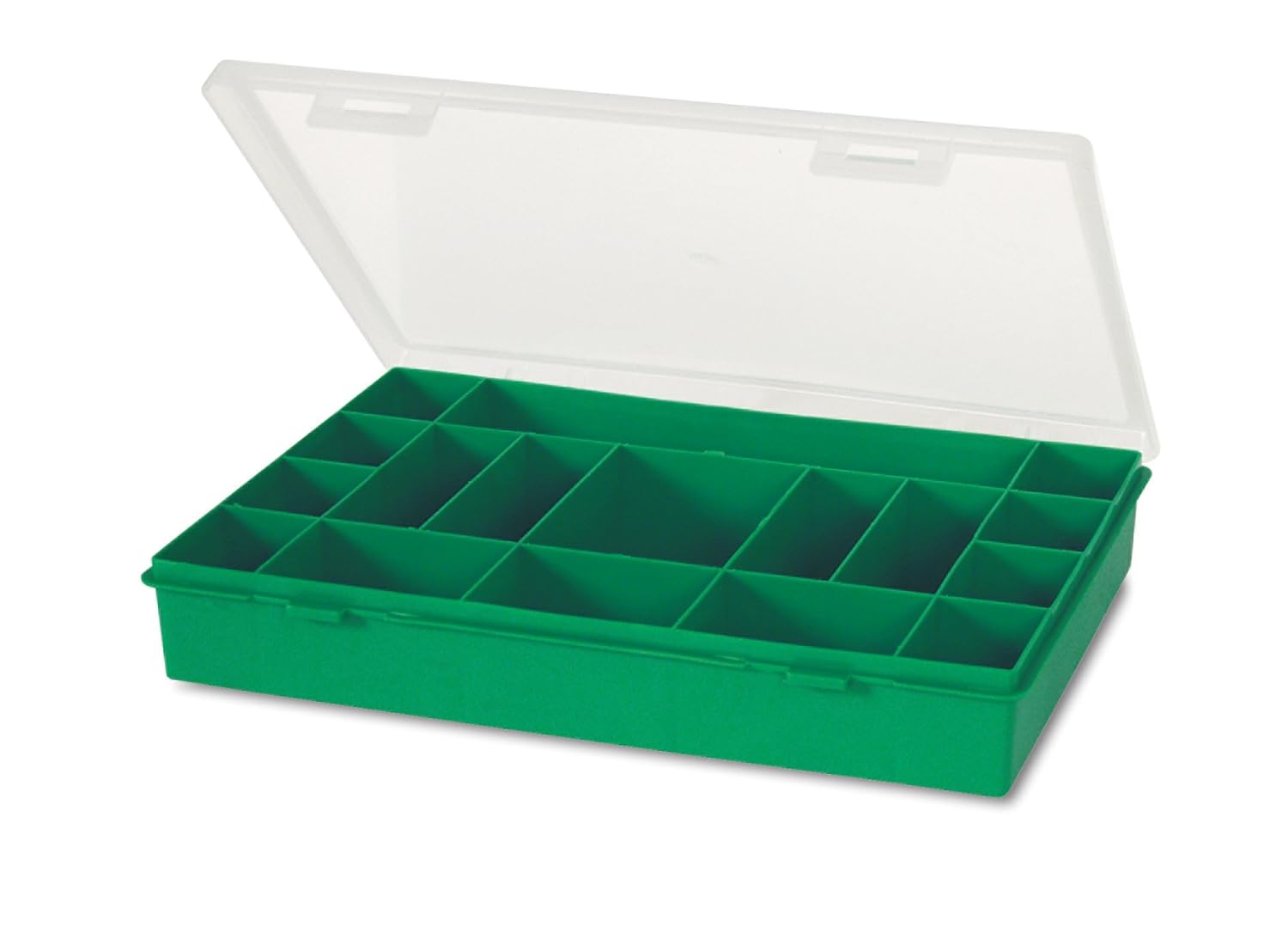 Plastic Sorting Storage Box 17 Compartments 54 x 330 x 247 MM: Amazon ...