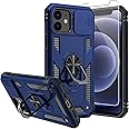 Amazon.com: SKTGSLAMY for iPhone 12 Case,Phone 12 Pro Case,with Screen Protectors and Camera ...