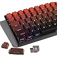 Amazon.com: XVX Side Print Gradient Red Keycaps, Double Shot PBT Keycaps 60 65 75 100 Percent ...