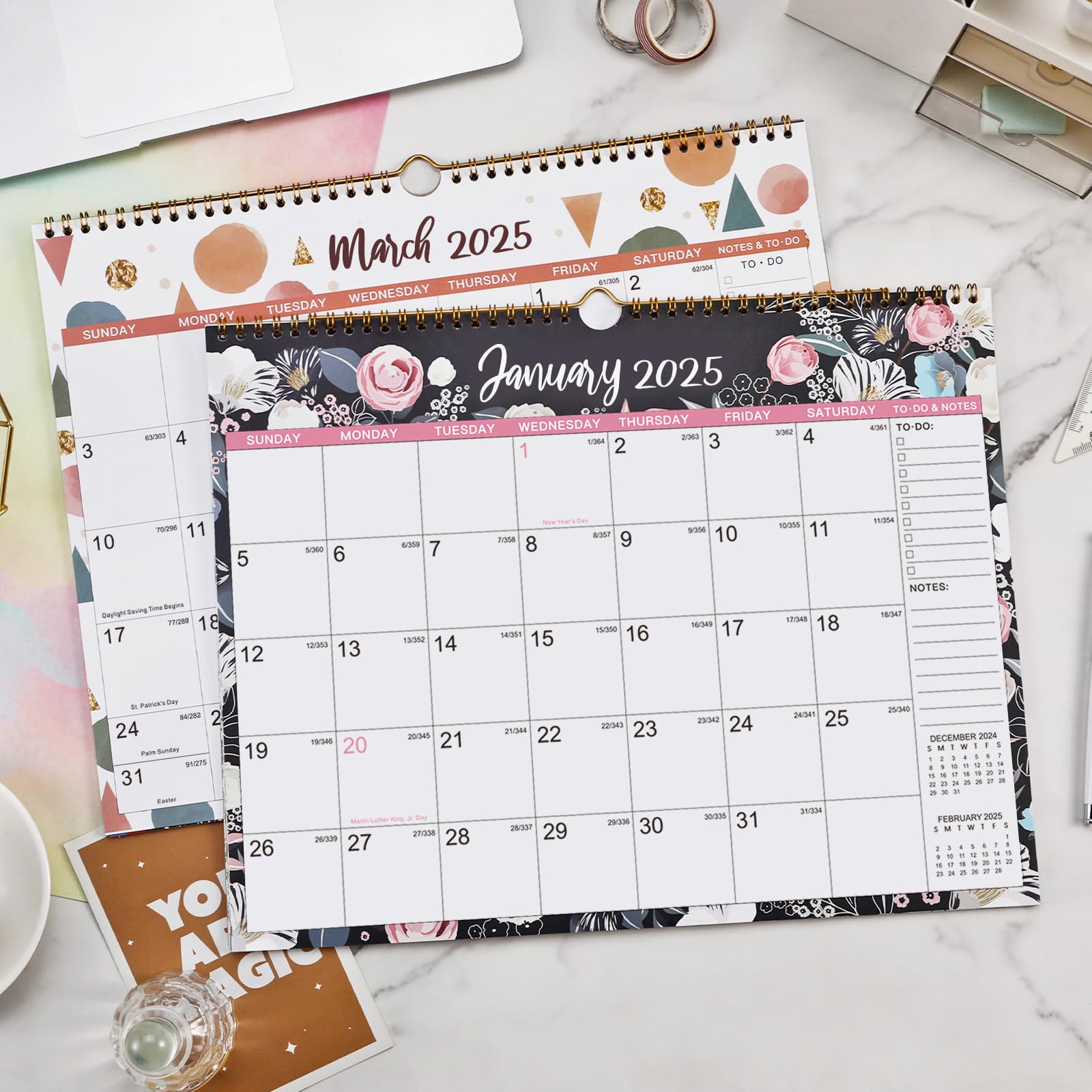 Mua 2025 Calendar - Wall calendar 2025, 12 Monthly Wall Calendar 2025 ...