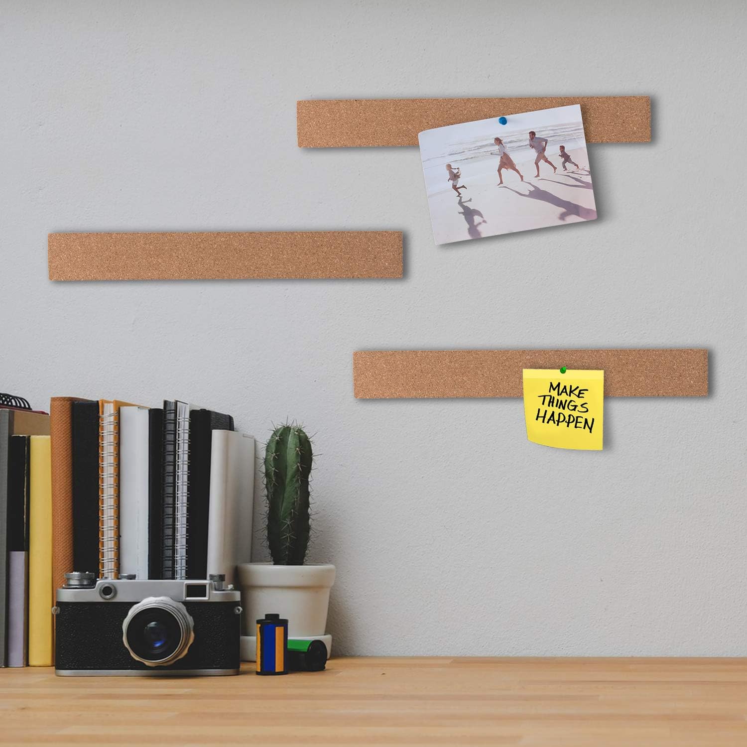 Mua HBlife Cork Board Bulletin Board Bar Strip 15x2 Inch - 1/2 Inch ...