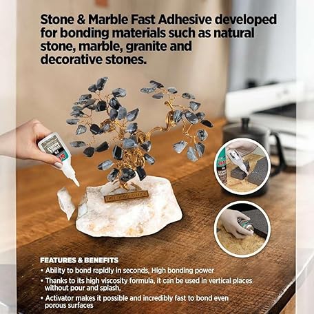 Mua Akfix 710 Stone and Marble Fast Adhesive (1.76 oz.) with Activator ...