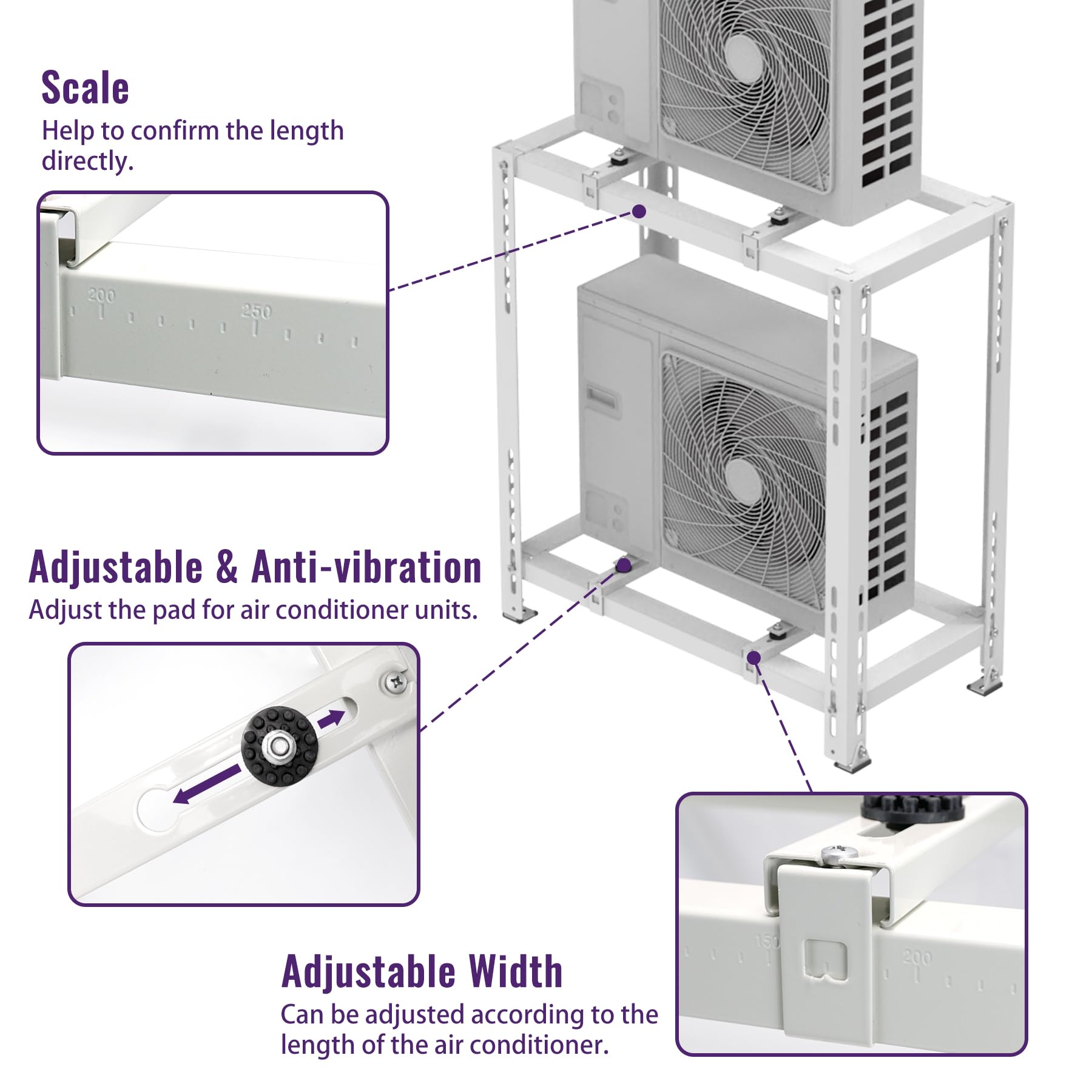Mua Mini Split Ground Stand for Ductless Mini Split Condenser Heat Pump ...
