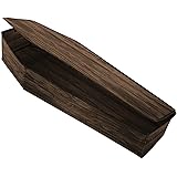Amazon.com: Collapsible Faux Wooden Grain Fabric Coffin With Lid ...