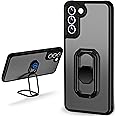 Amazon.com: WINTONG for Galaxy S22 Case with Metal Stand, Matte Back Phone Case with Double Ring ...