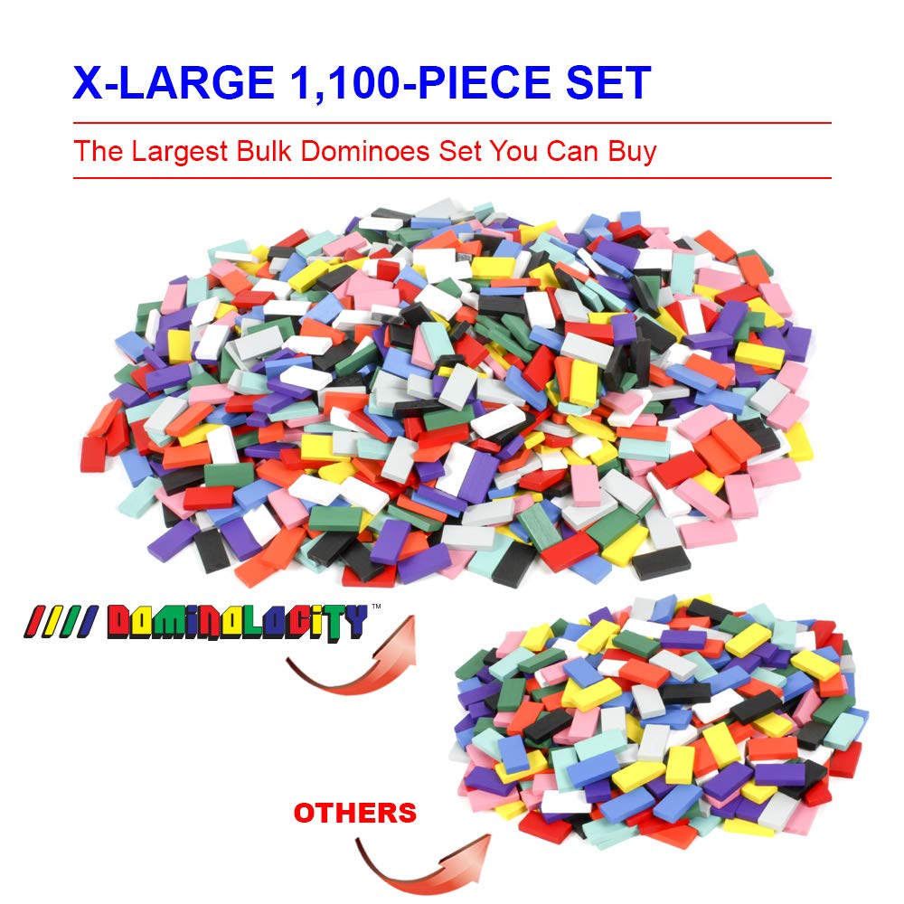 Mua 1,100 Piece Wooden Dominoes Set - Colored Bulk Racing and Rally ...