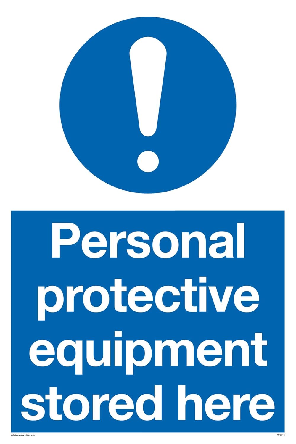 Viking Signs MP5715-A4P-V”Personal Protective Equipment Stored Here ...