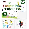 Amazon.com: AROIC 36 Sheets Finger Paint Paper 11 x 14 inches, Paint ...
