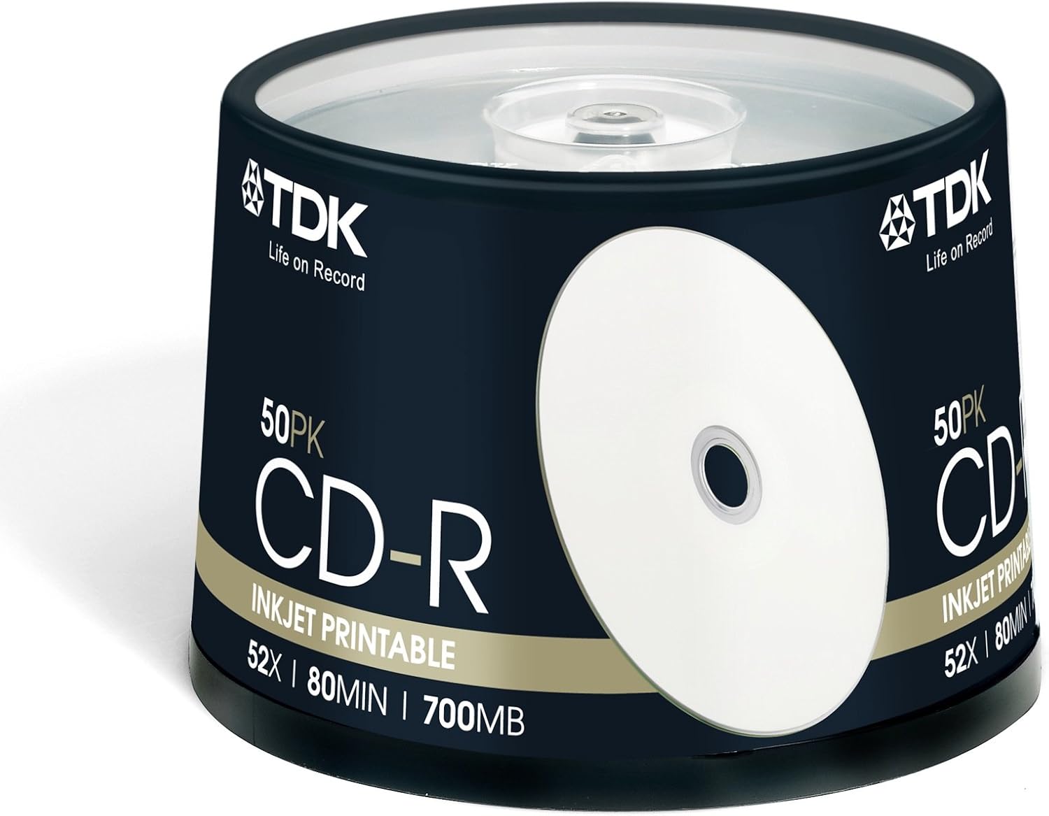 1x50 TDK CD-R 80 / 700MB 52x Speed, Ink Jet Print: Amazon.de: Küche & Haushalt