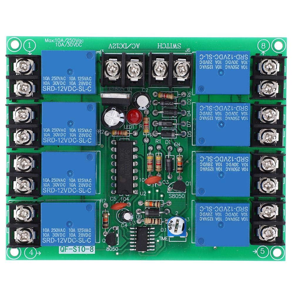 Power Time Sequence Board – 8 Channels Power Time Sequence Board 0.2-4S ...