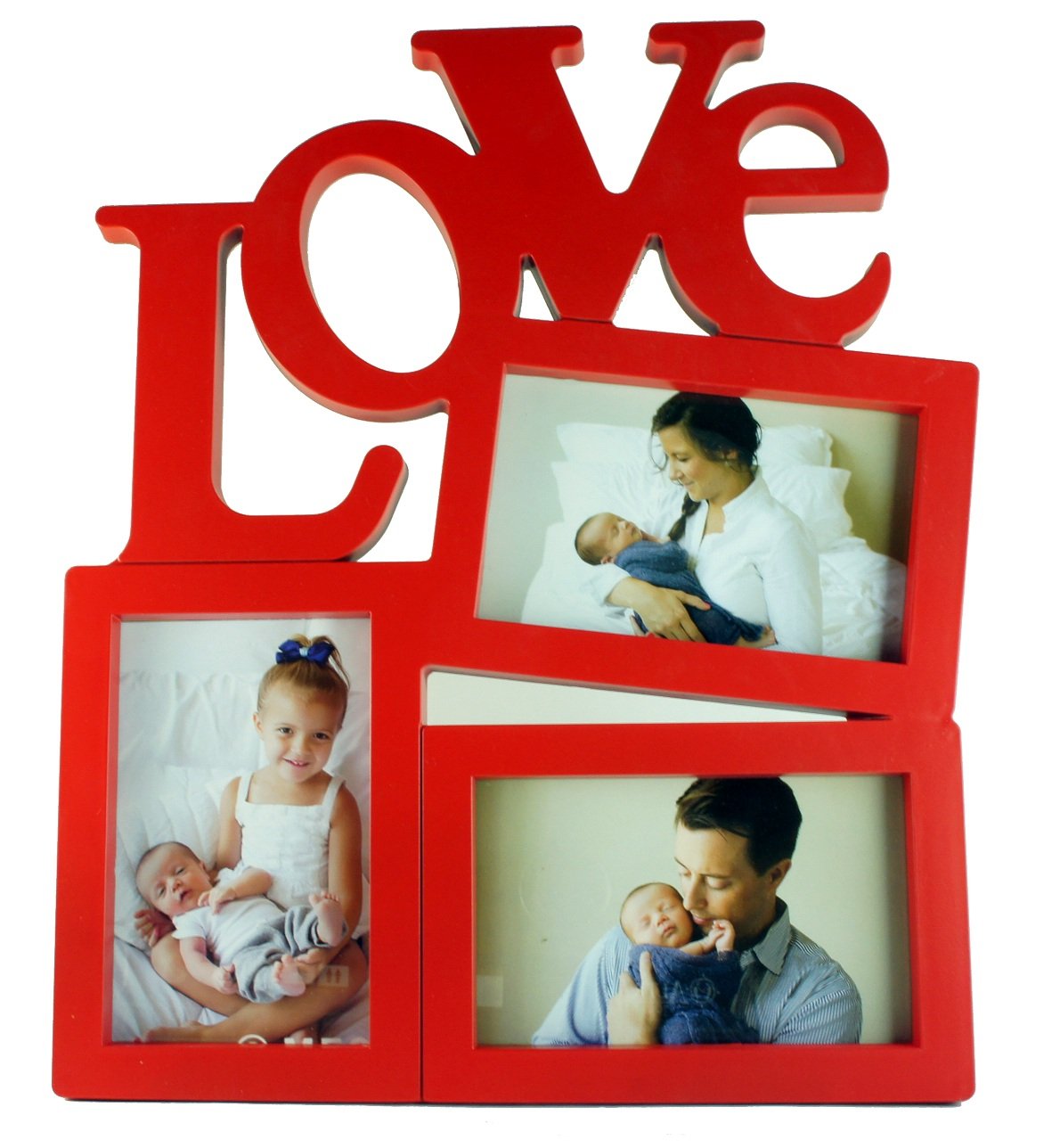 Buy Deep Love Collage Frame - With 3 Photos 39 cm x 30 cm (Red) Online ...